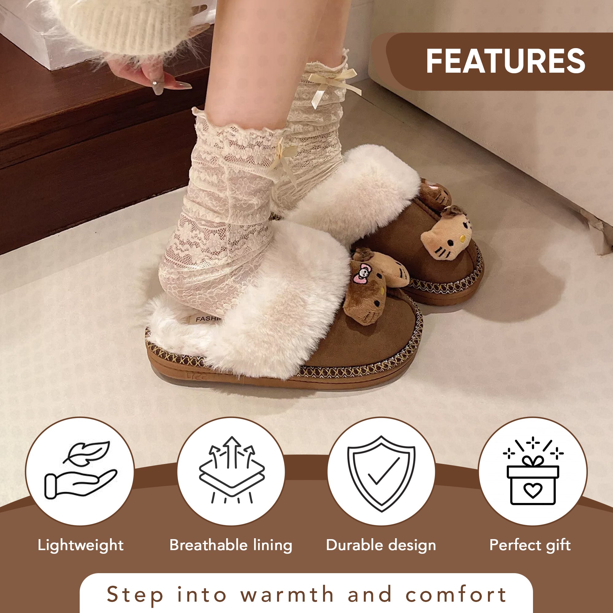 Lavissi™ - Hello Kitty UGG Slippers